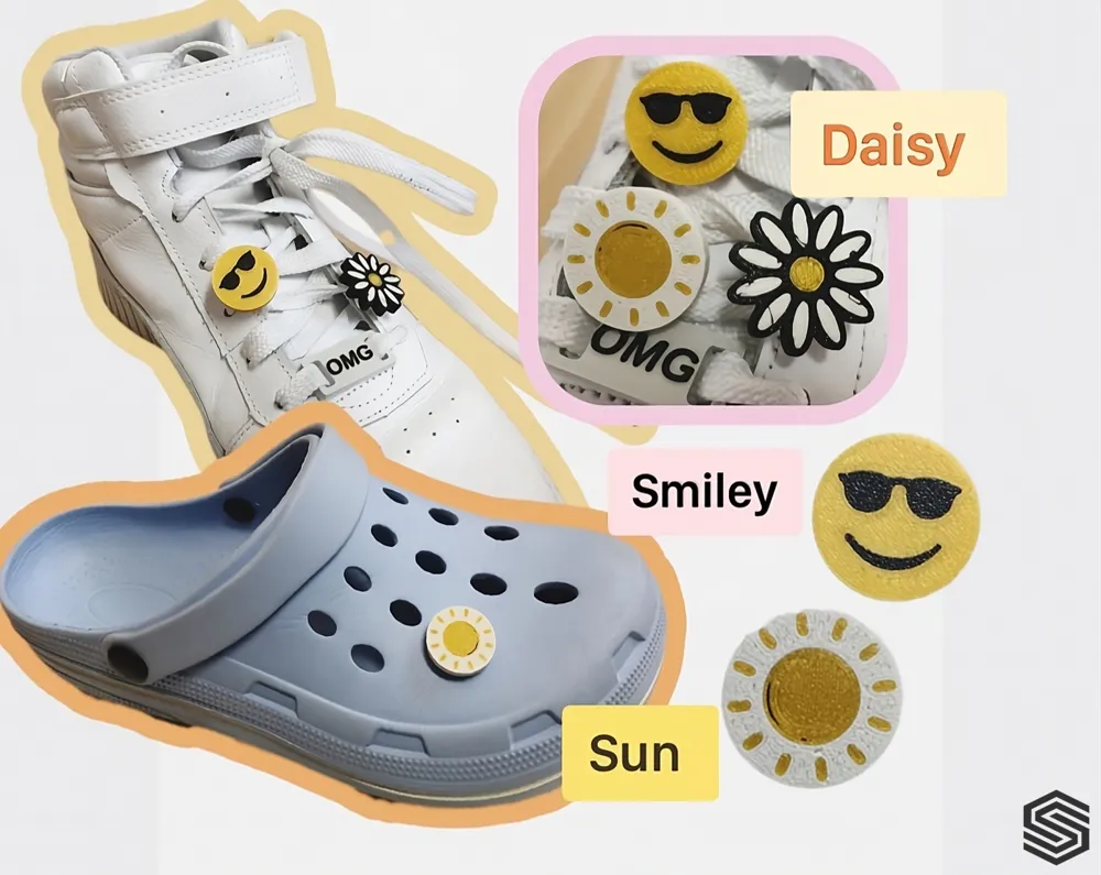 Shoe Charms - Fun Pack - for Crocs AND Shoelaces by UniversalMaker ...