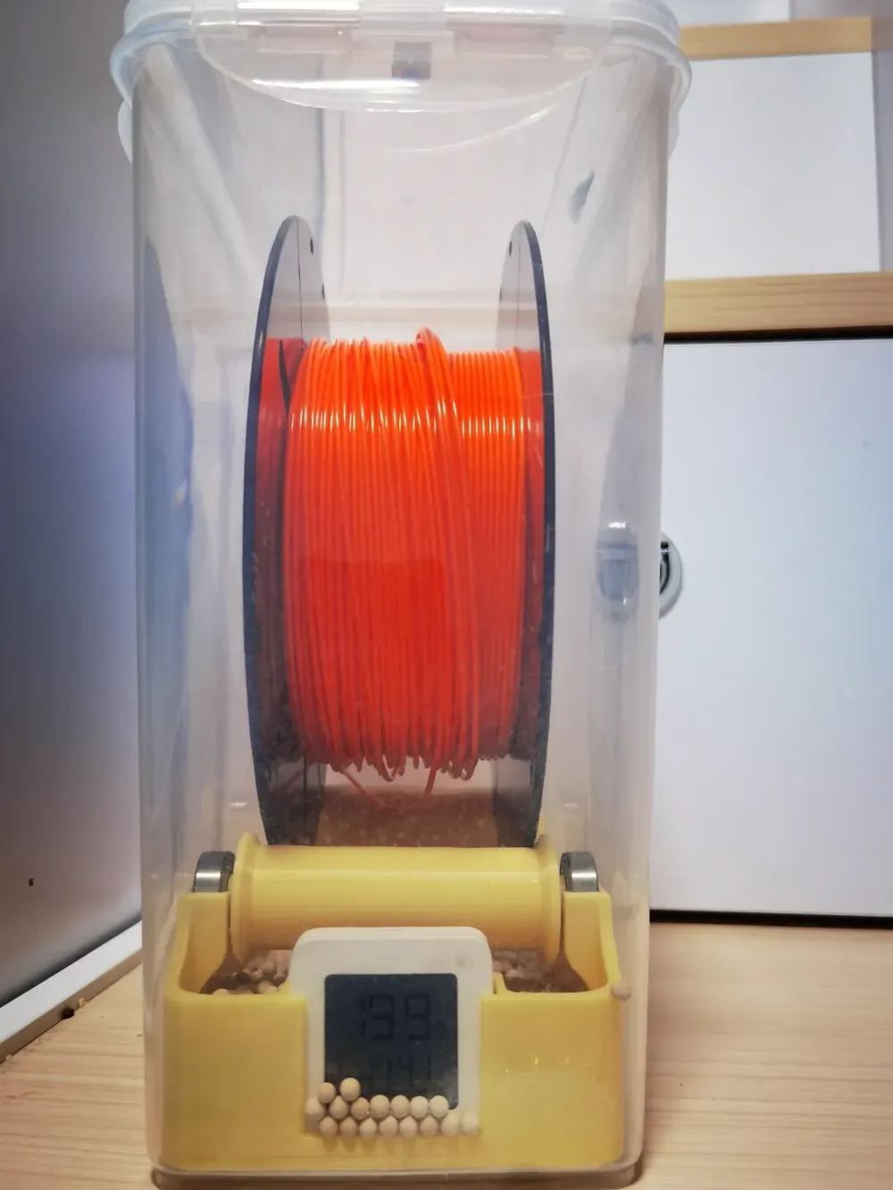 5.8L Rice Bucket Filament Spool Holder Moisture-Proof Box - Free 3D ...
