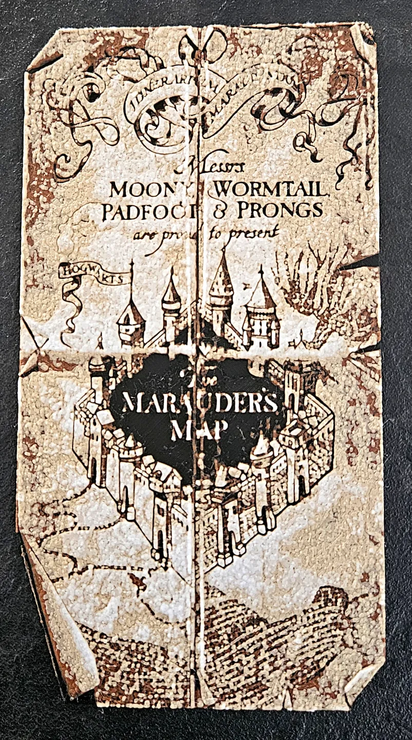 Marauder's Map - Harry Potter - Hueforge by Noob2Geek - MakerWorld
