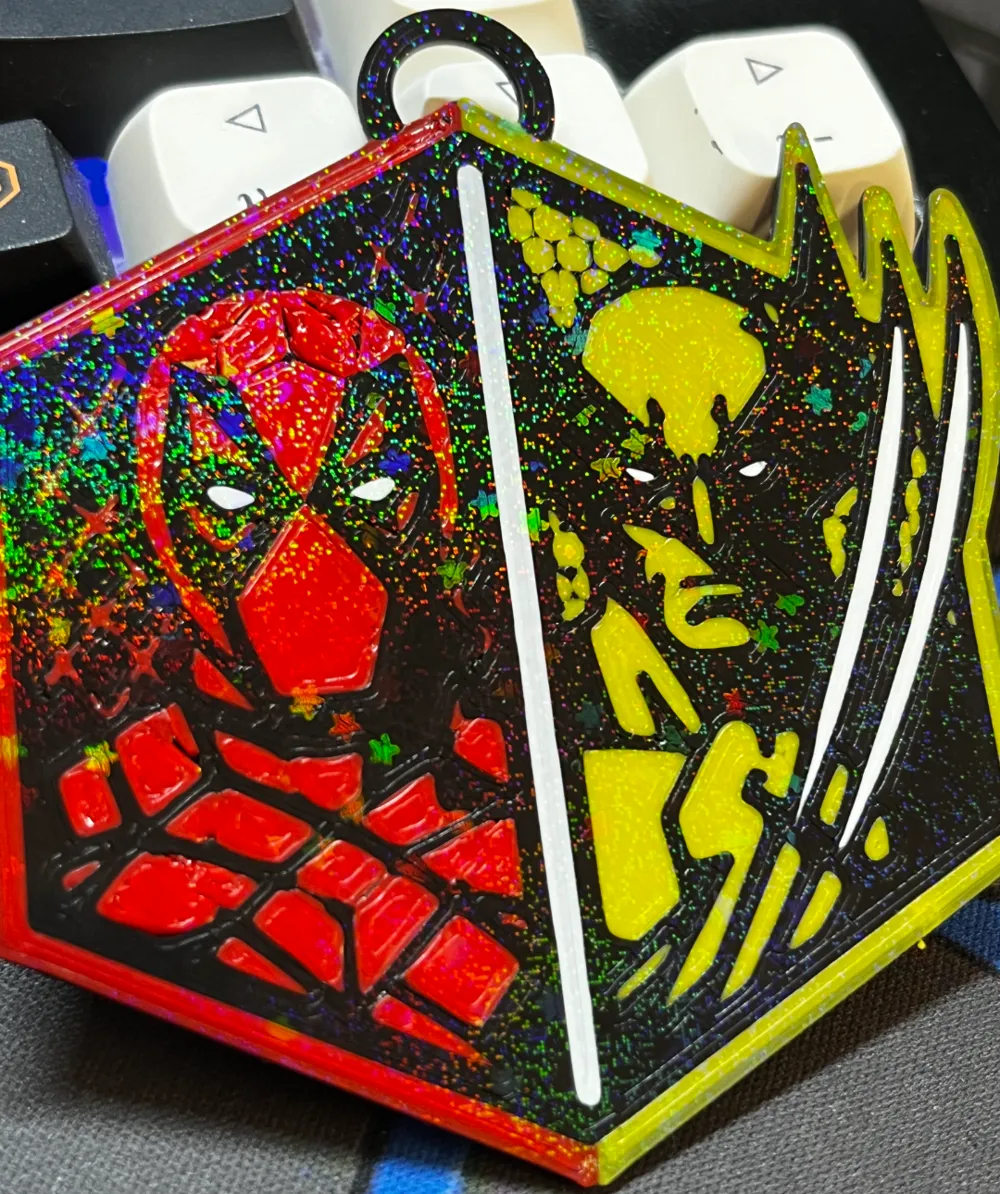 Keychain Wolverine Deadpool Marvel by ACNet3D - MakerWorld