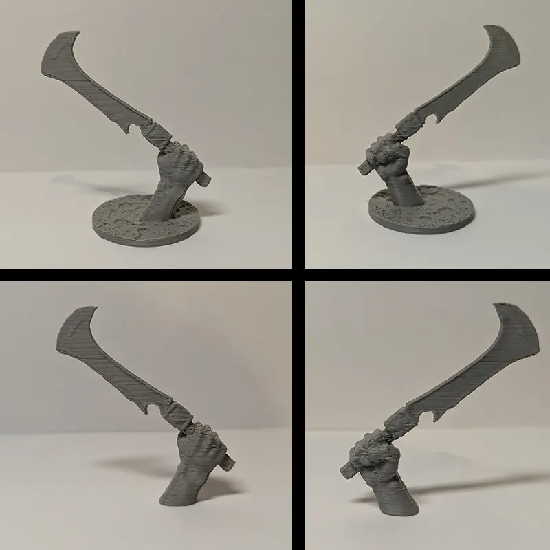 Hand holding sword - magic DND item Remixed by Roby - MakerWorld