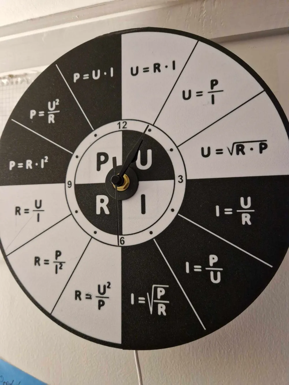 Ohms Law Clock and Lightbox by DV_nw--- - MakerWorld