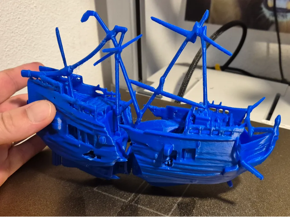 sunken ship - Free 3D Print Model - MakerWorld