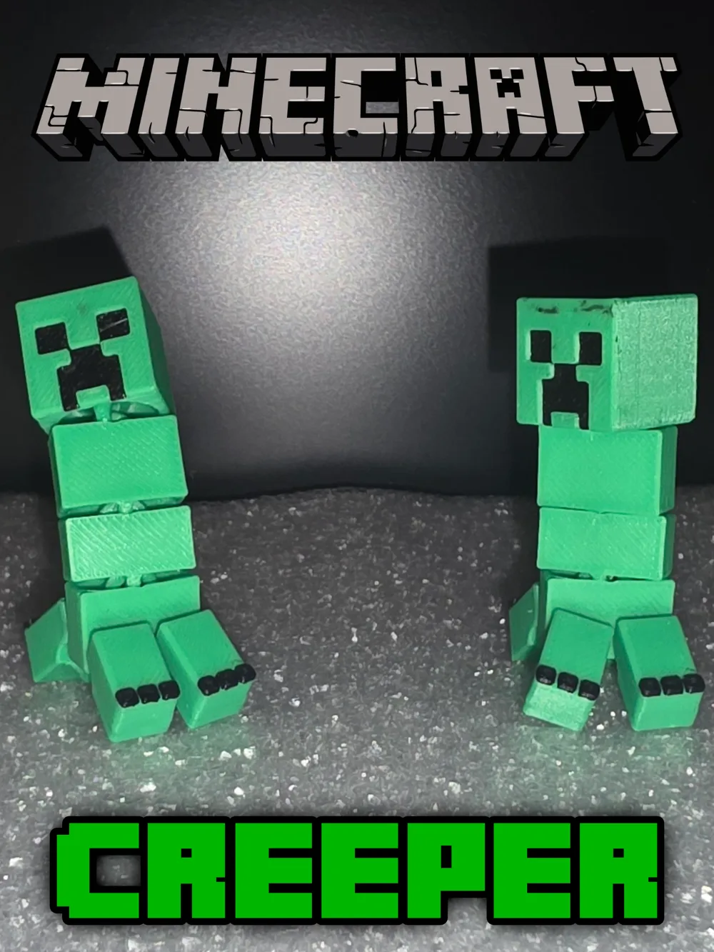 Minecraft Articulated Creeper by TheBluCosmonaut MakerWorld: Download ...