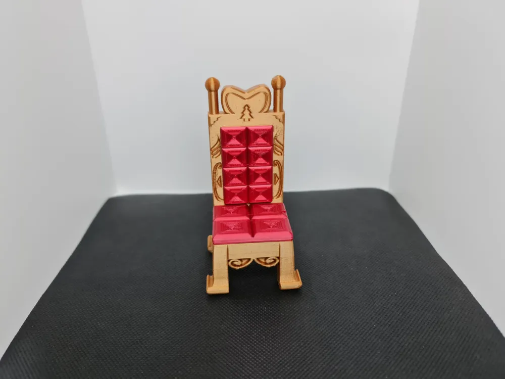 Santa Chair For Articulated Christmas Decors by Jama - MakerWorld