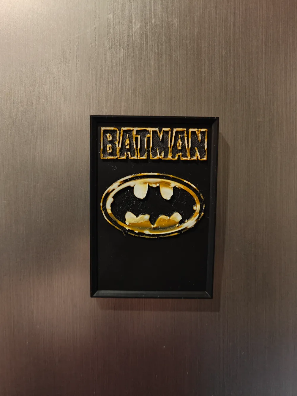 Batman Tim Burton Movie poster fridge magnet by crabstiks - MakerWorld