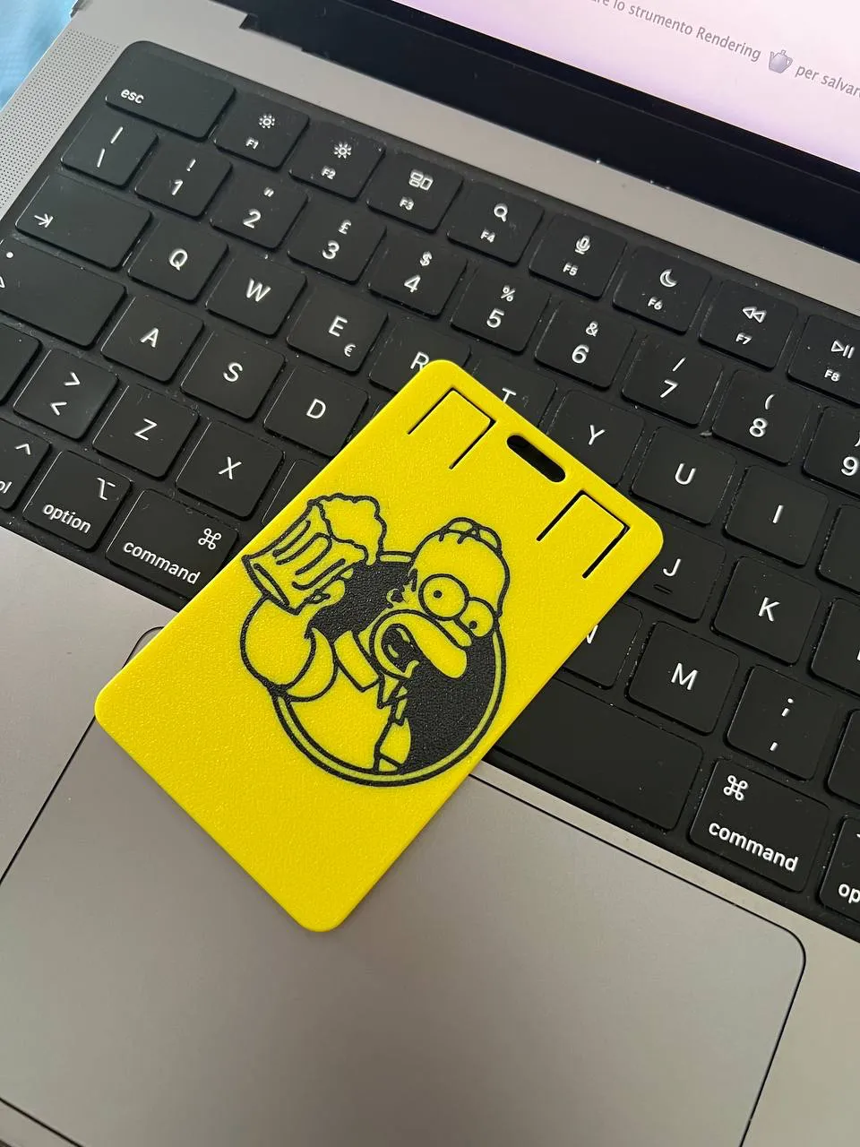 Simpson badge holder by Artisan Printings - MakerWorld