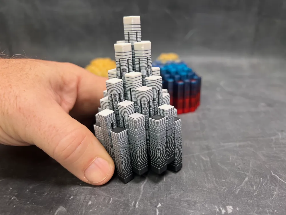 Gradient Flexigrid: Two-Color Vertical Blend by jetpad MakerWorld: Download Free 3D Models