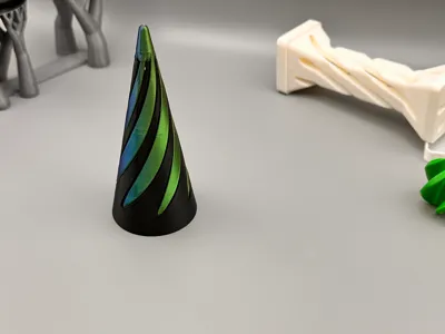 Hollow Vortex Cone - Optical Illusion Toy by Eternity Labs - MakerWorld