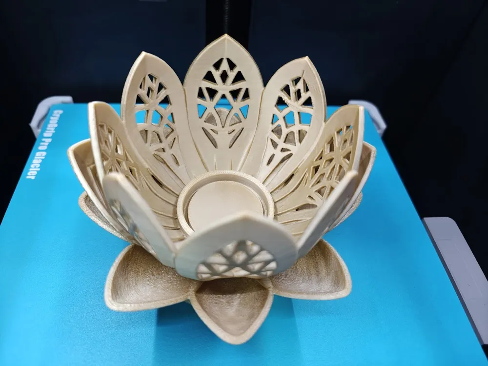 Lotus Flower - Candle Holder, Candelabra, No support - Free 3D Print ...