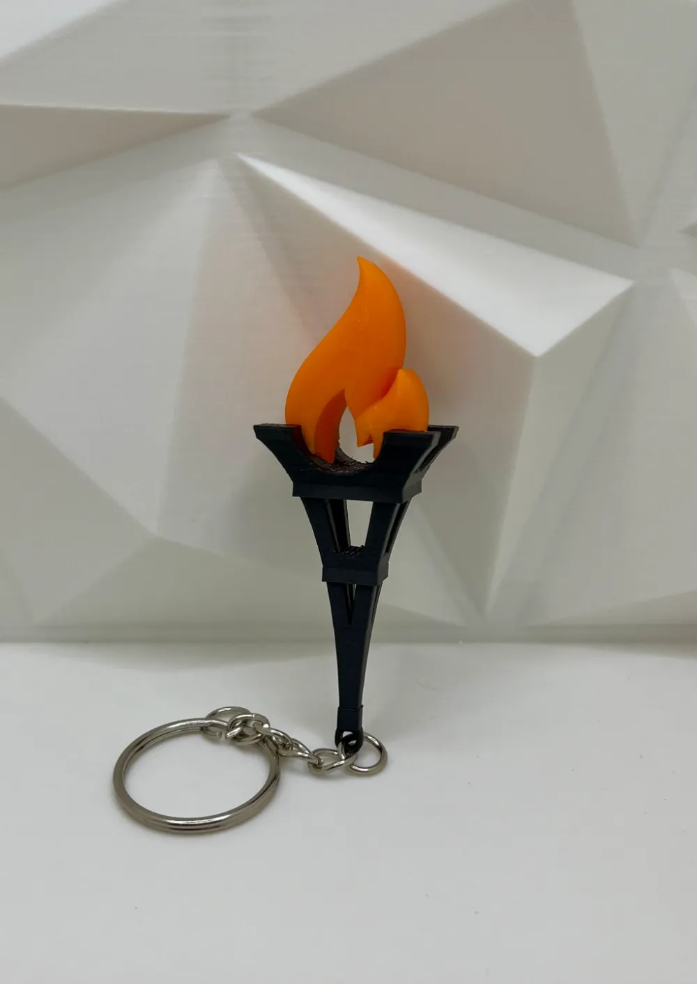 Eiffel Tower Olympic Torch keychain by R3DSIGN - MakerWorld