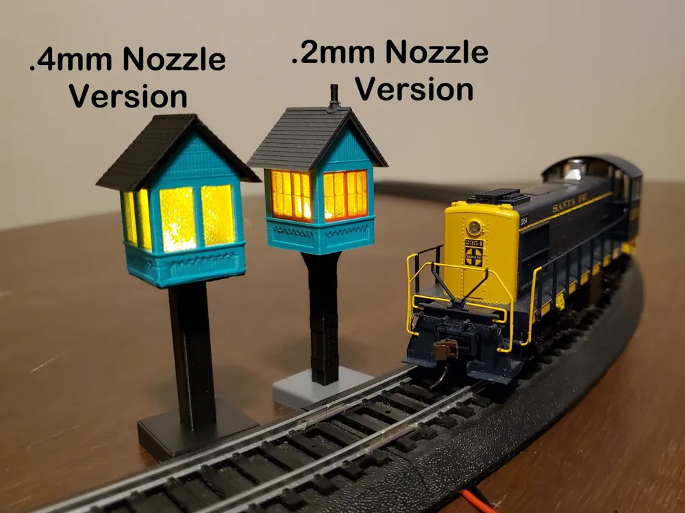 1:87 HO scale Watchman Tower lighted - Free 3D Print Model - MakerWorld