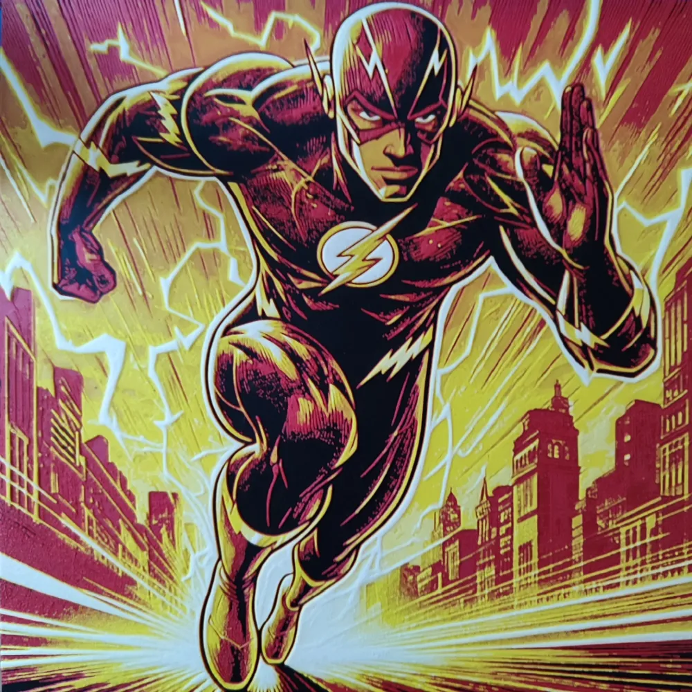 4-color Hueforge Flash DC Comics Character by a.vdh_1983 - MakerWorld