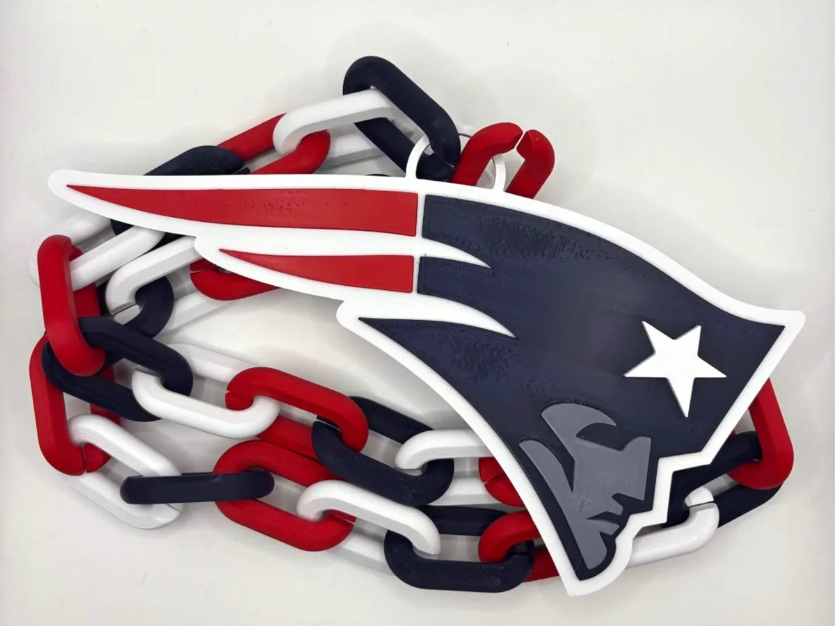 CHAÎNE DE HYPE NEW ENGLAND PATRIOTS - Modèle d'Impression 3D Gratuit ...