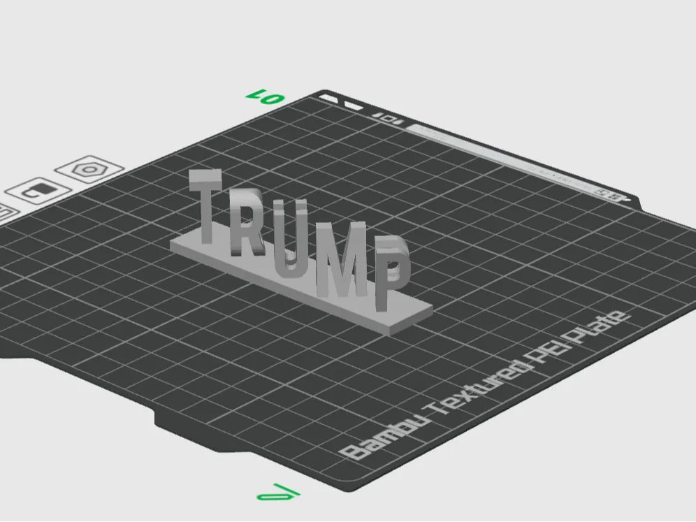 Trump Vance Ambigram - Free 3D Print Model - MakerWorld