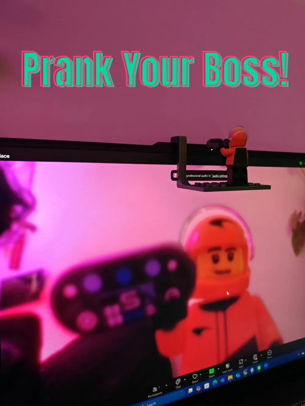 LEGOs Character Stand for Laptop Cameras - Free 3D Print Model - MakerWorld