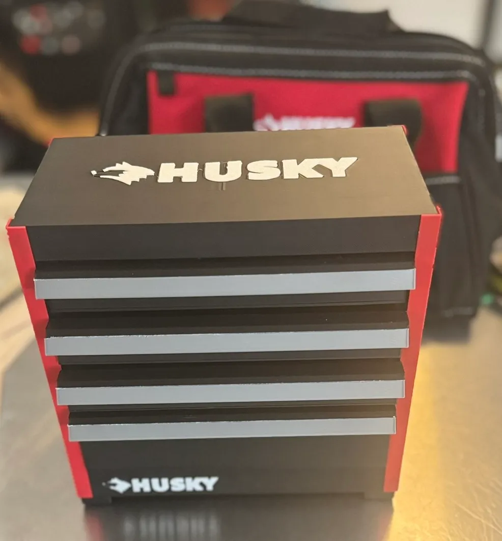 Husky Mini Desktop Toolbox Remixed by CeeDog99 MakerWorld: Download ...