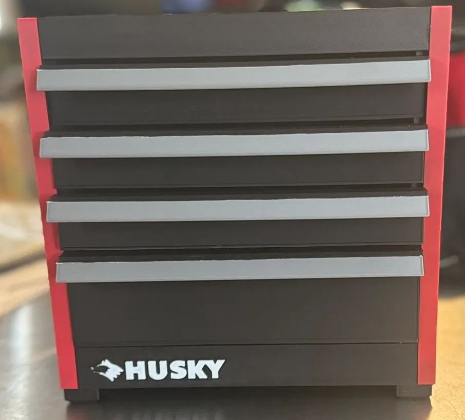 Husky Mini Desktop Toolbox Remixed by CeeDog99 - MakerWorld