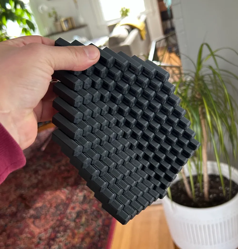 Sliding Hex Fidget Toy - BIG PRINT! by JMedow - MakerWorld