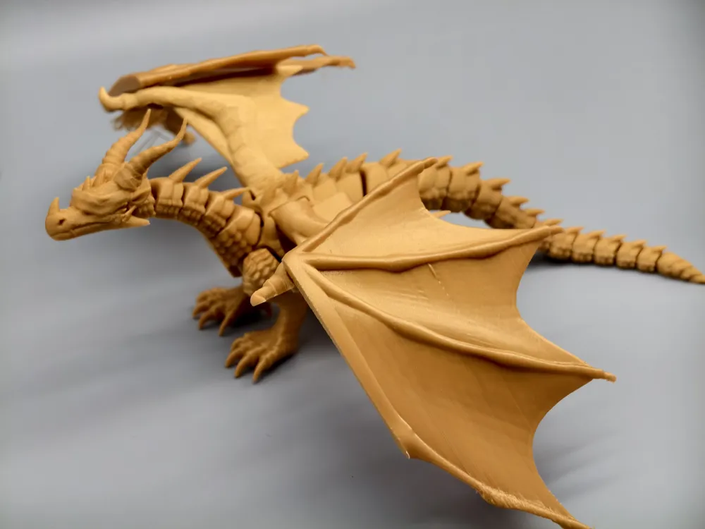 Nightwing Dragon, Blindfolded Nightwing Dragon, no supports, Printable ...