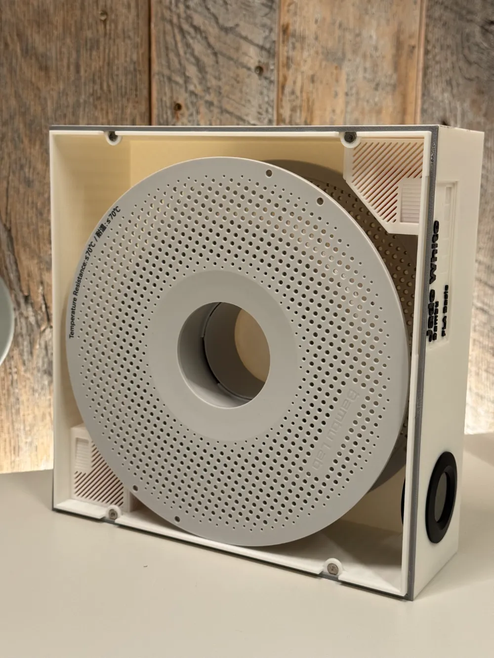 Filament Storage box - Hygrometer cutout, TPU seal Remixed by abadr ...