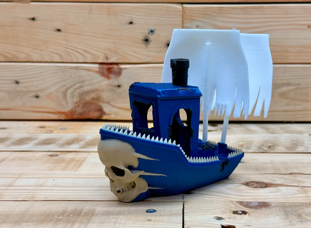 Ghost Ship Benchy - Free 3D Print Model - MakerWorld