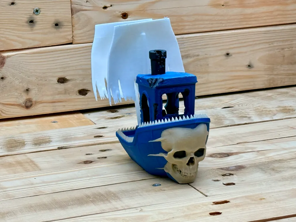 Ghost Ship Benchy - Free 3D Print Model - MakerWorld