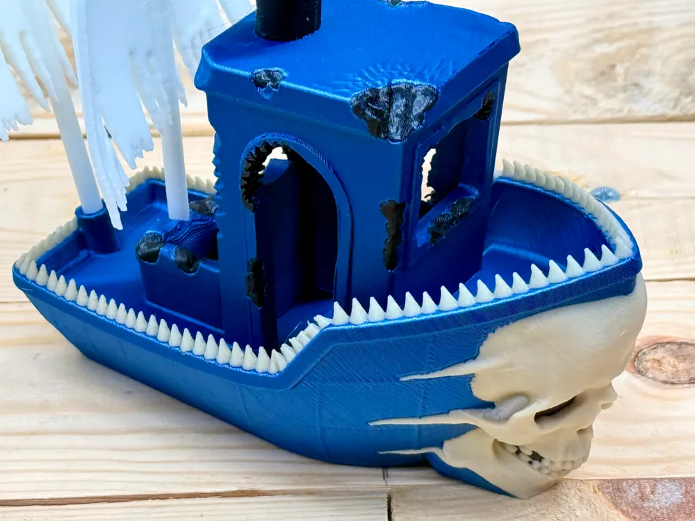 Ghost Ship Benchy - Free 3D Print Model - MakerWorld