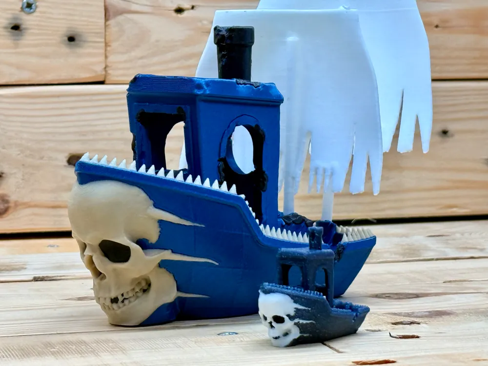 Ghost Ship Benchy - Free 3D Print Model - MakerWorld