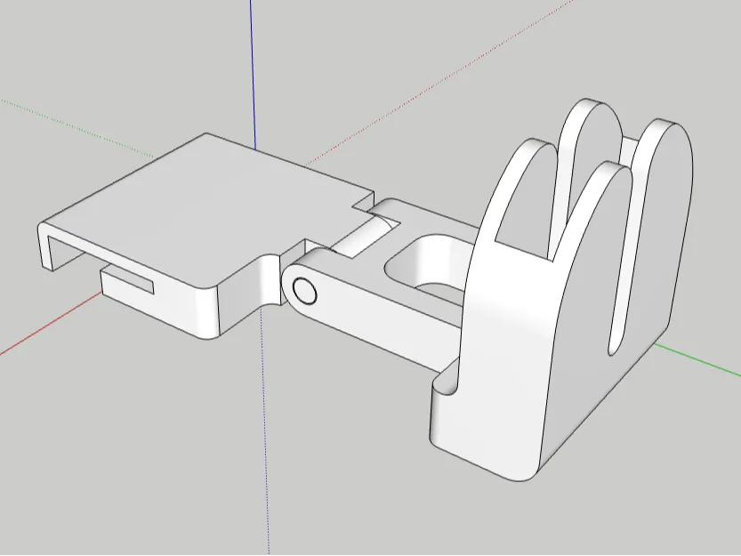 P1S Lid Knob Hinged Ring Cam Mount Print in Place - Free 3D Print Model ...