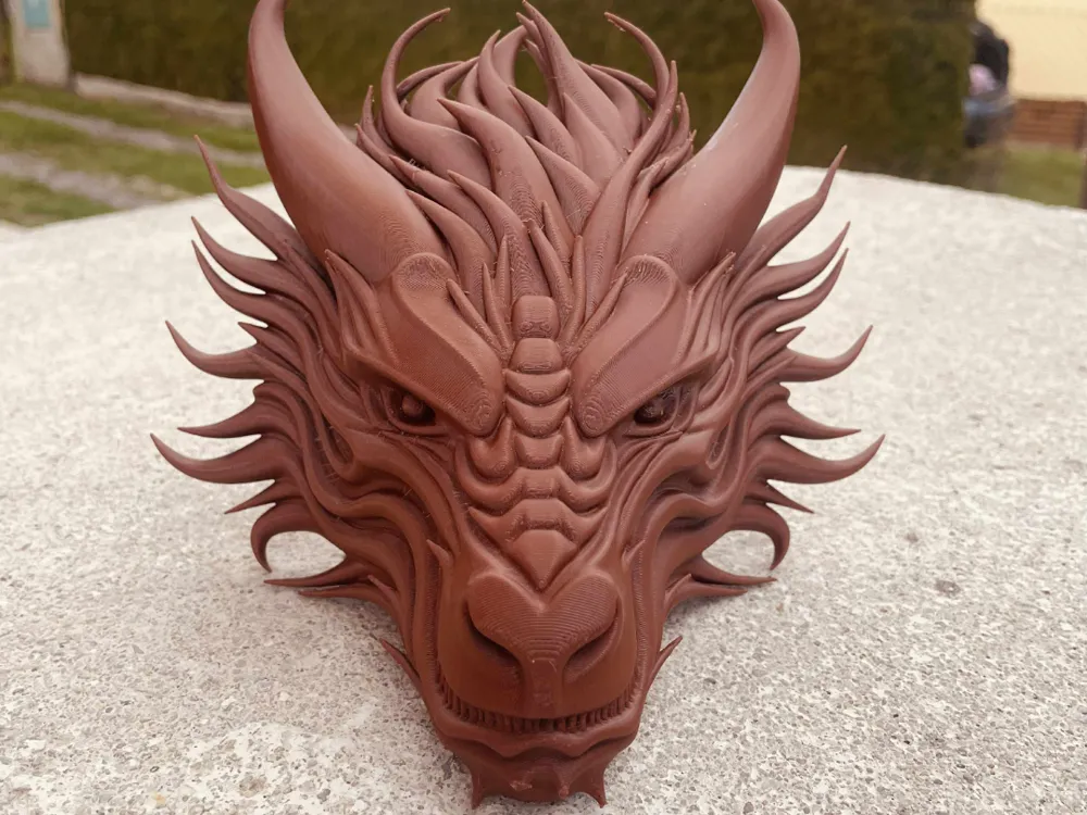 Dragon head - Free 3D Print Model - MakerWorld