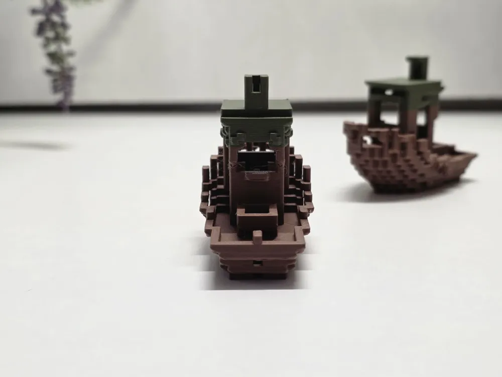 Minecraft Benchy - Free 3D Print Model - MakerWorld