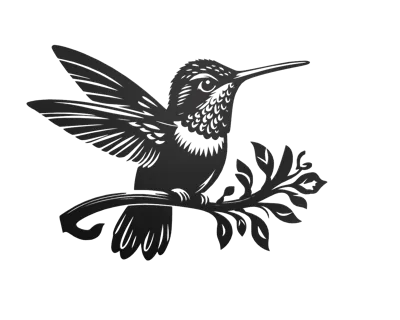 Hummingbird 2d wall art decor by OrangeSs - MakerWorld