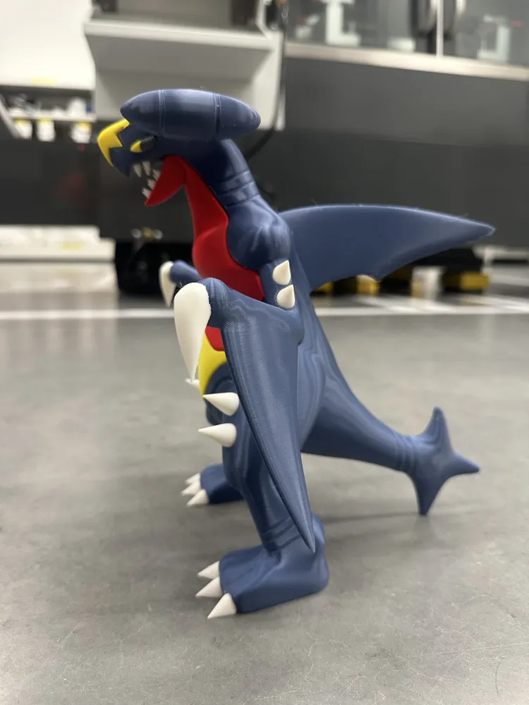 Garchomp – Multi-Part, No AMS - Free 3D Print Model - MakerWorld
