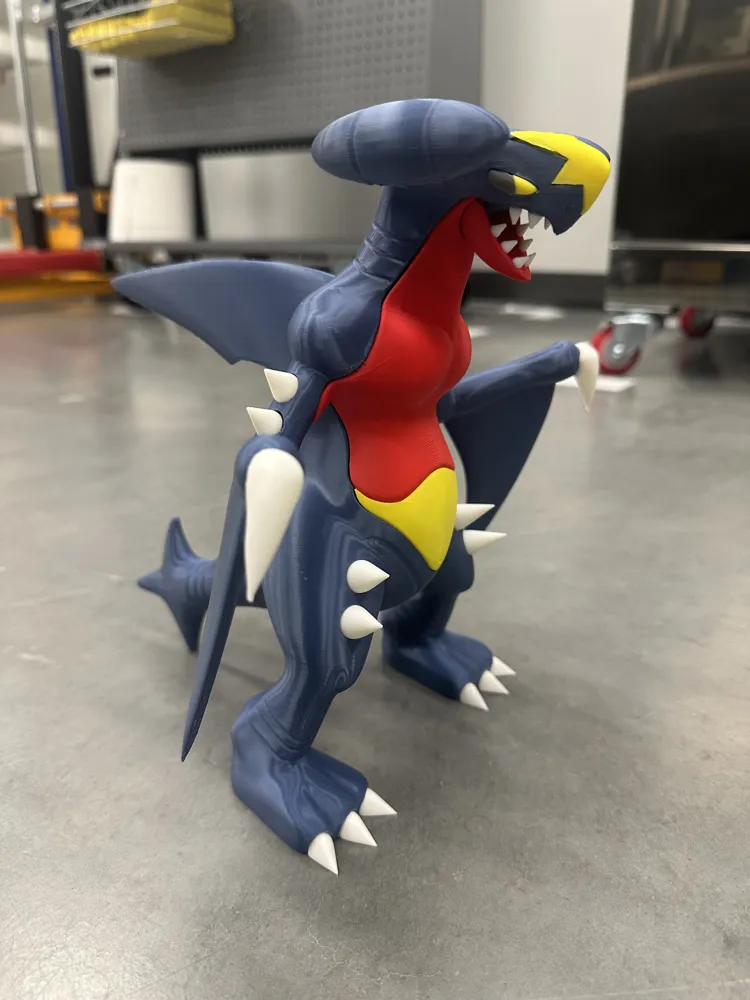 Garchomp – Multi-Part, No AMS by Varun MakerWorld: Download Free 3D Models