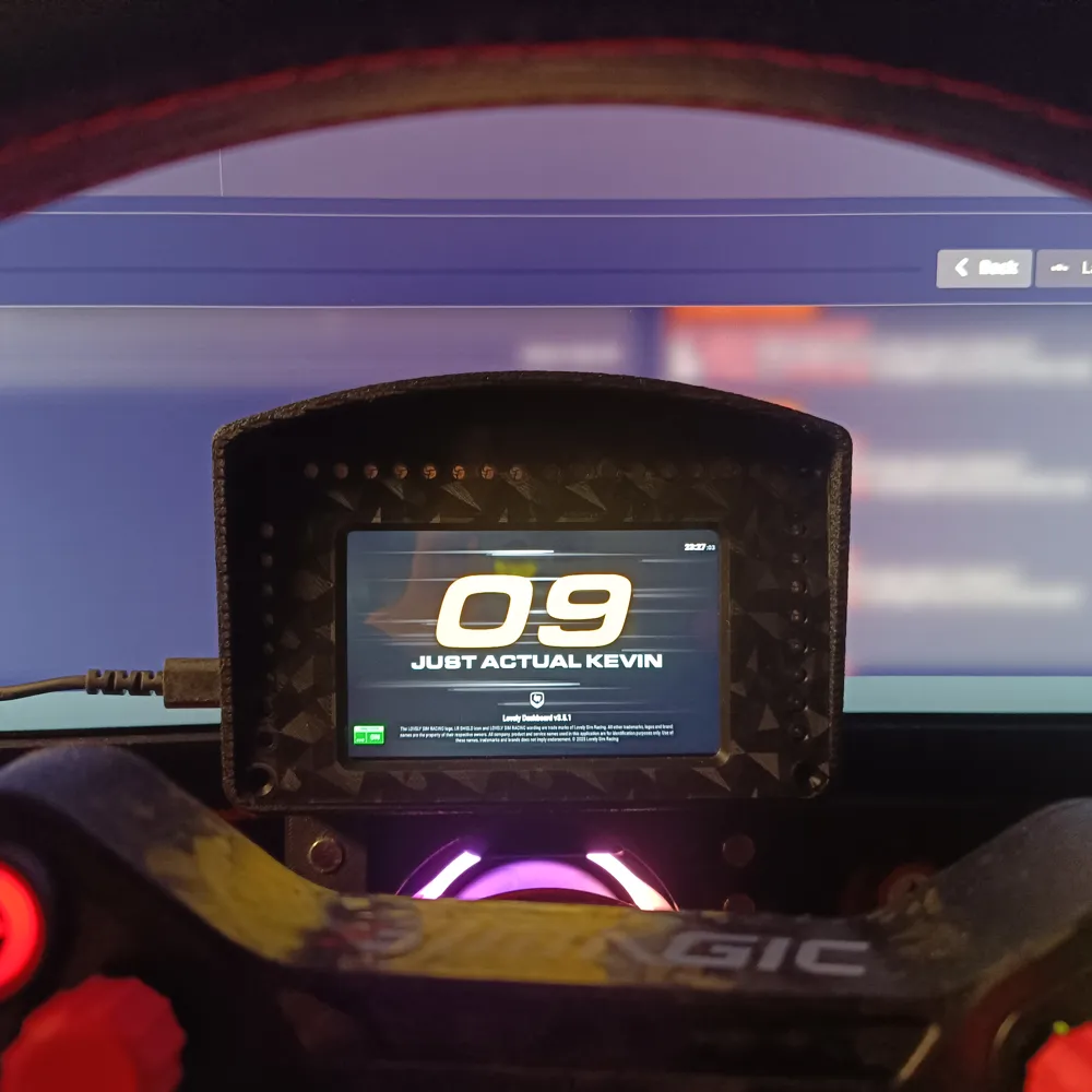 VoCore Dash case 4" simhub simracing - Free 3D Print Model - MakerWorld
