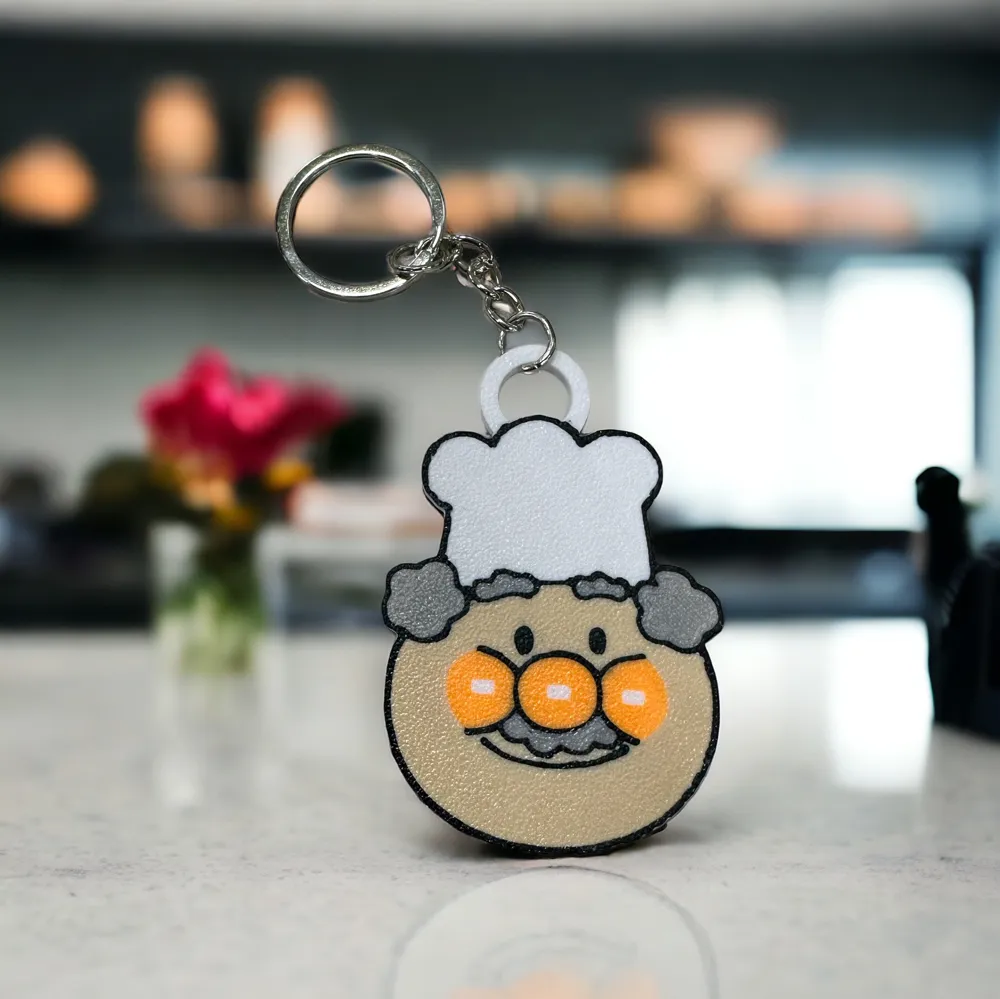 果醬爺爺鑰匙圈 by mini chu - MakerWorld