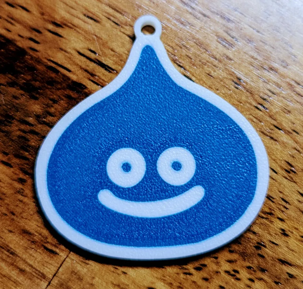Dragon Quest Slime Keychain by Viledisgorgement - MakerWorld