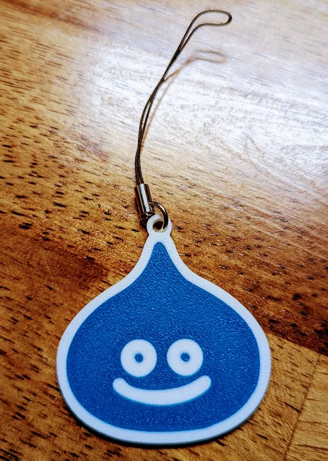 Dragon Quest Slime Keychain by Viledisgorgement - MakerWorld