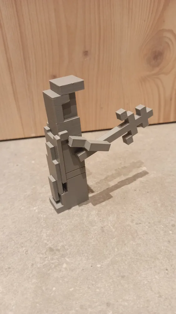Noita Player Character - Minä - poseable - Free 3D Print Model - MakerWorld