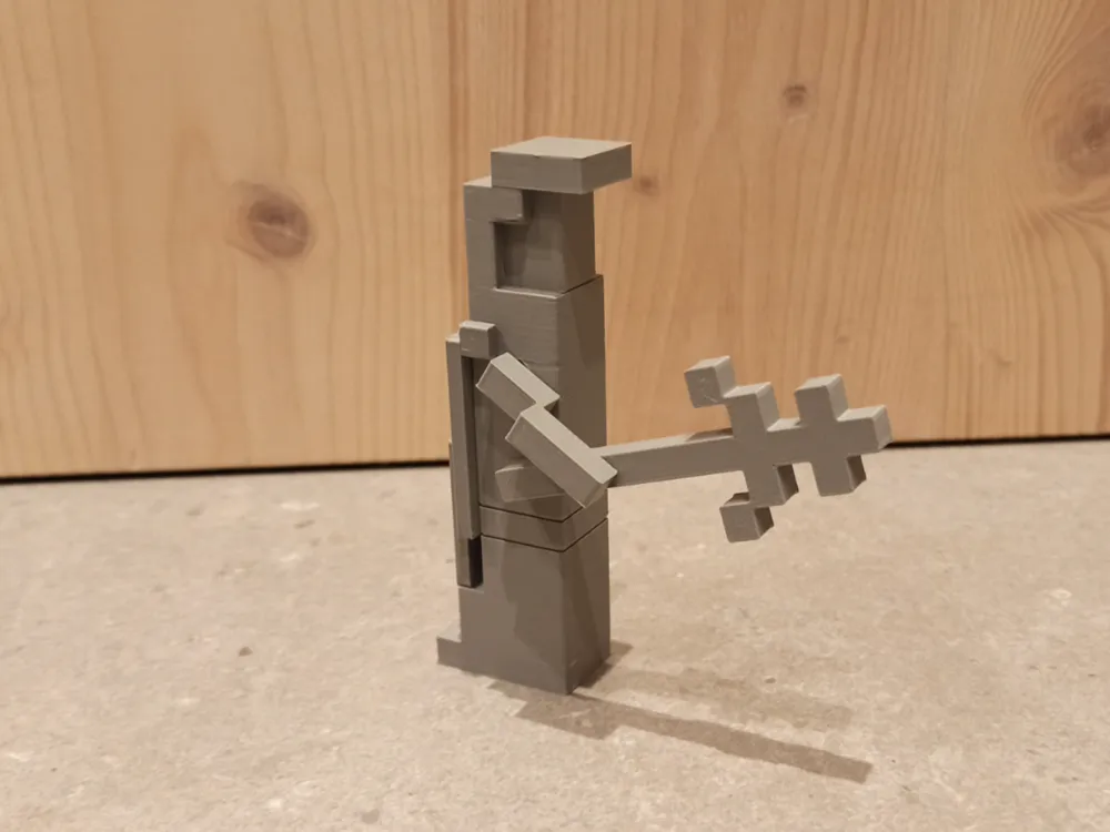 Noita Player Character - Minä - poseable - Free 3D Print Model - MakerWorld