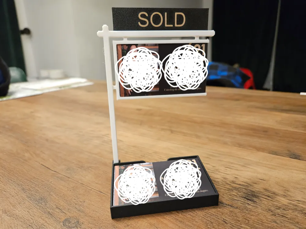 Real Estate Sold Sign - Business Cards by Catherine Doucet - MakerWorld