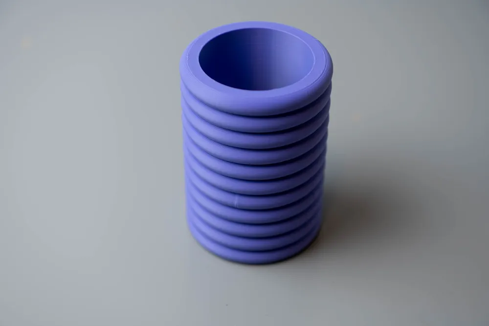 Ribbed Pen Holder - Free 3D Print Model - MakerWorld