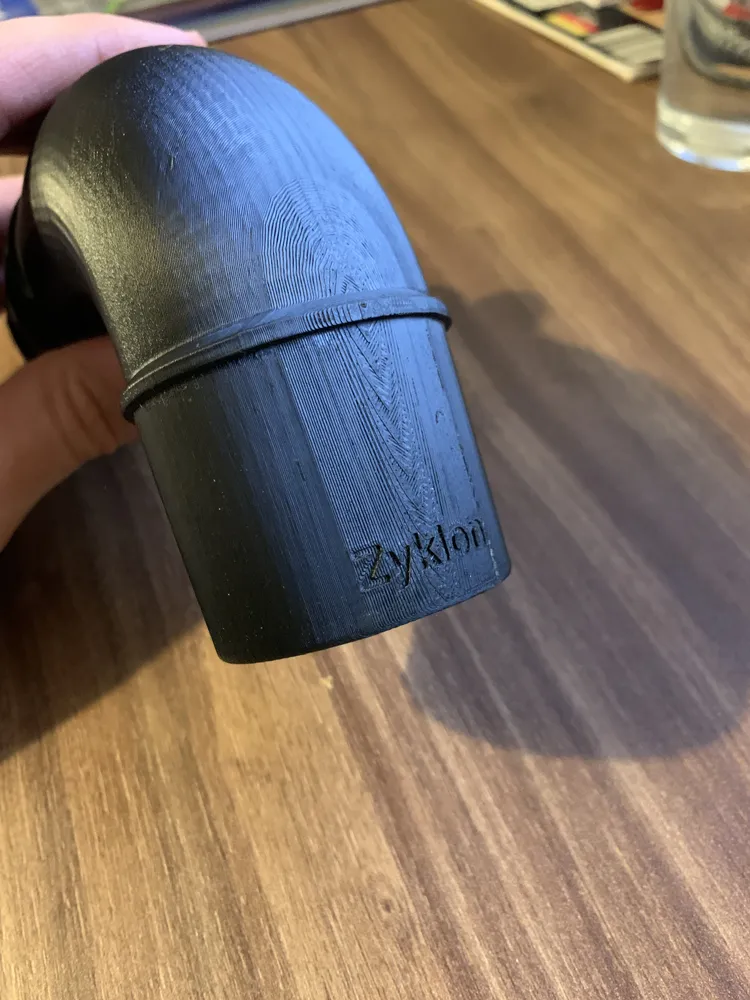 50mm Spiralschlauch auf Zyklon Adapter 90° – Kostenloses 3D-Druckmodell ...