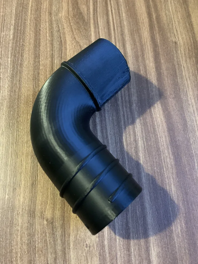 50mm Spiralschlauch auf Zyklon Adapter 90° – Kostenloses 3D-Druckmodell ...