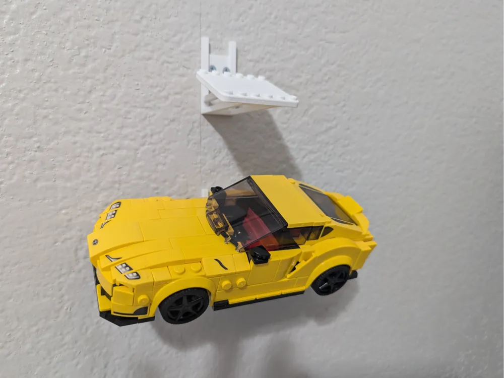 Model Brick (LEGOs) Speed Champions Wall Mount by SpruceWayne - MakerWorld