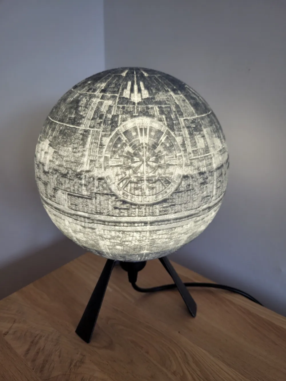 StarWars deathstar lithophane lamp by Olivier3dPrint MakerWorld ...