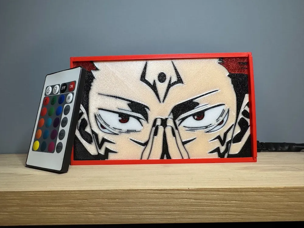 Sukuna light box by Sabotaj MakerWorld: Download Free 3D Models