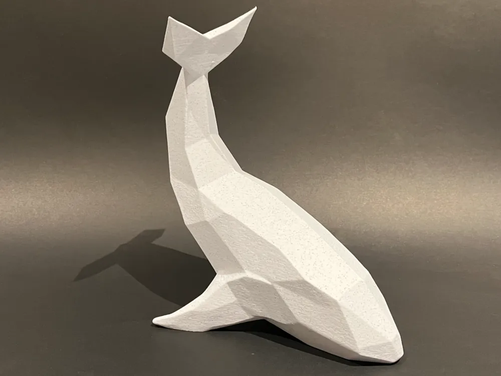 Low Poly Whale by Jasa Designs MakerWorld: Download Free 3D Models