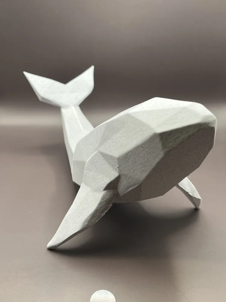 Low Poly Whale by Jasa Designs MakerWorld: Download Free 3D Models